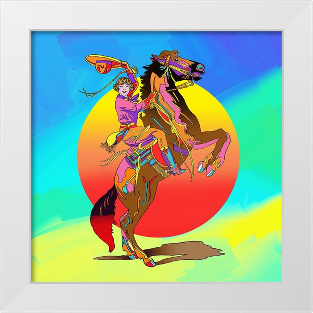 Green, Howie 15x15 White Modern Wood Framed Museum Art Print Titled ...