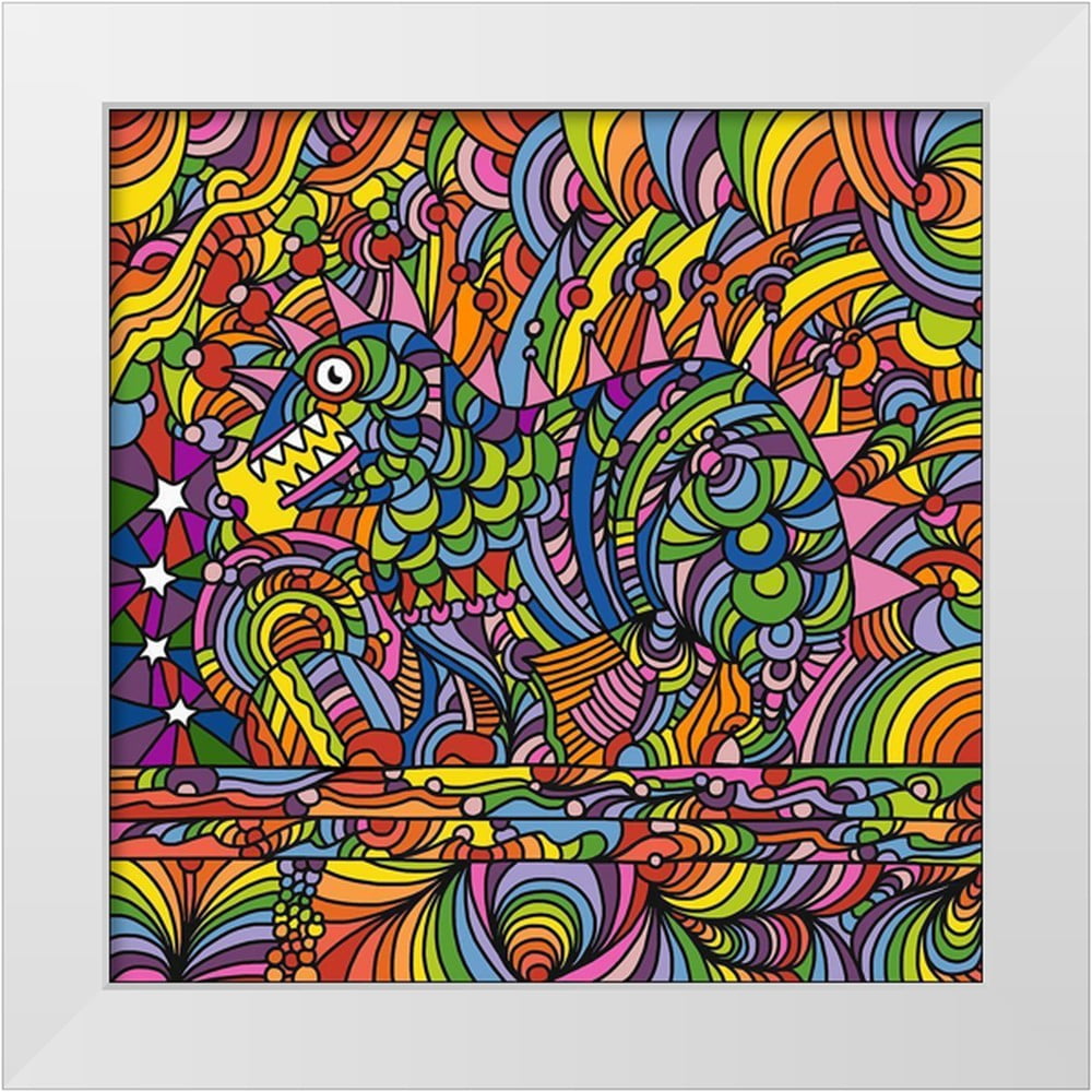 Green, Howie 15x15 White Modern Wood Framed Museum Art Print Titled ...