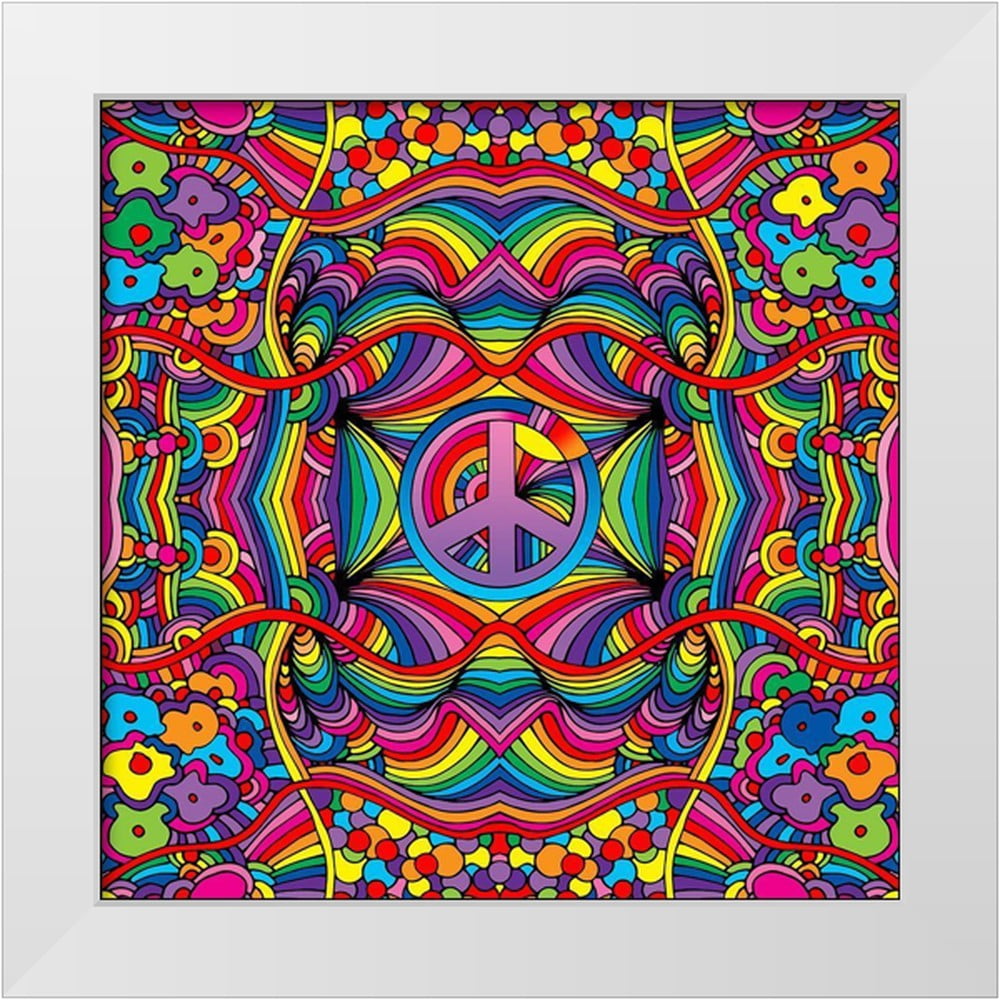 Green, Howie 15x15 White Modern Wood Framed Museum Art Print Titled ...