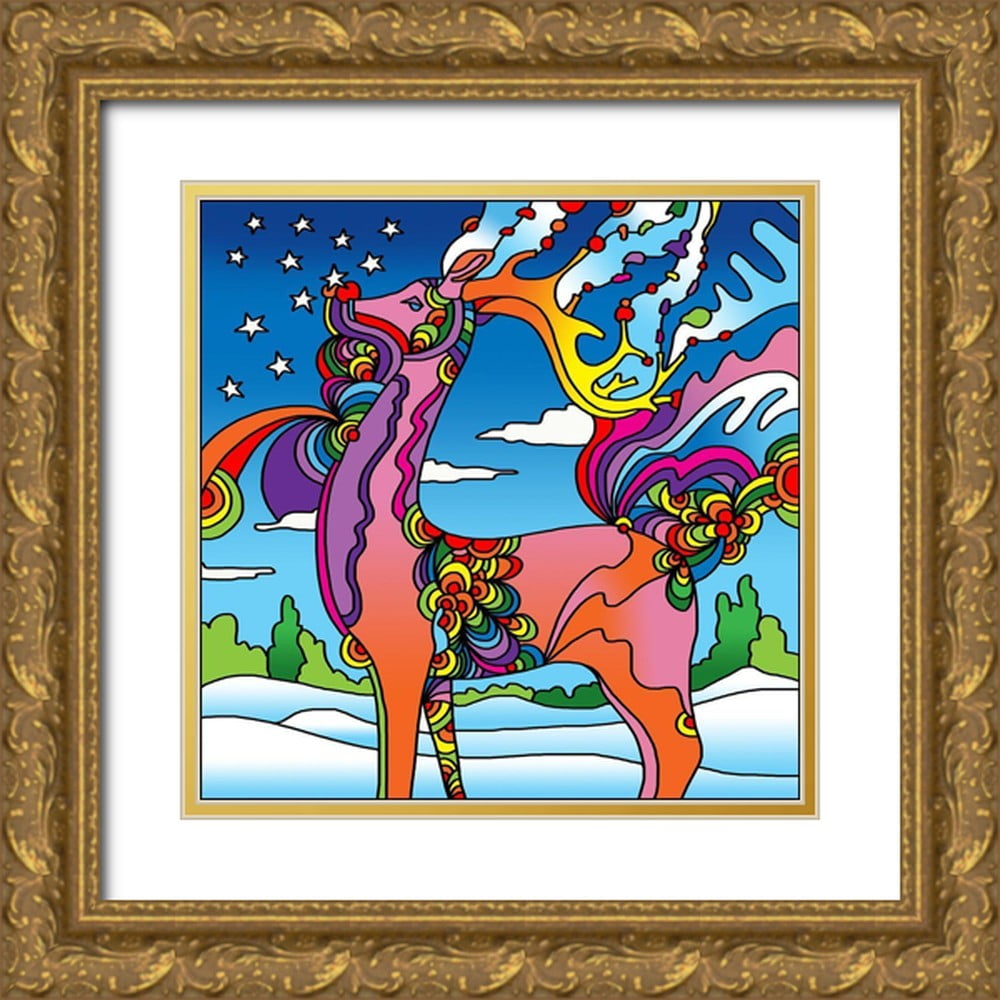 Green, Howie 20x20 Gold Ornate Wood Framed with Double Matting Museum ...