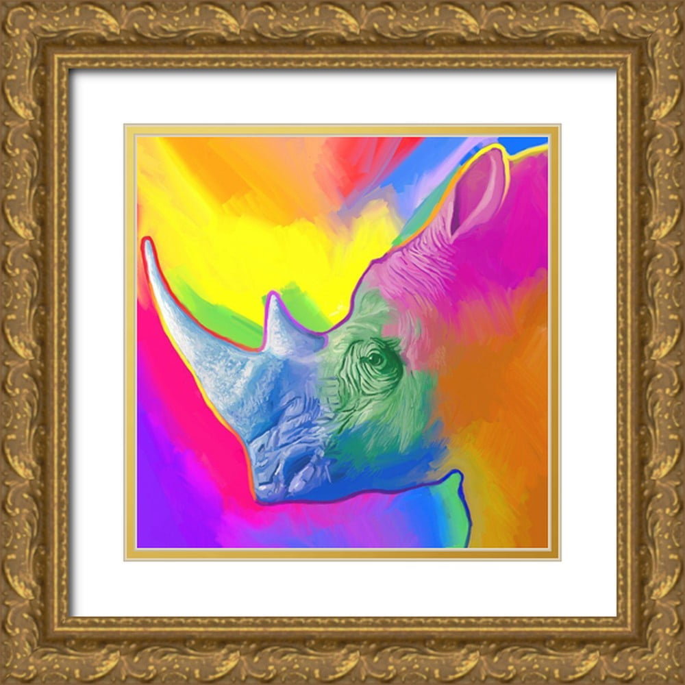 Green, Howie 20x20 Gold Ornate Wood Framed with Double Matting Museum ...