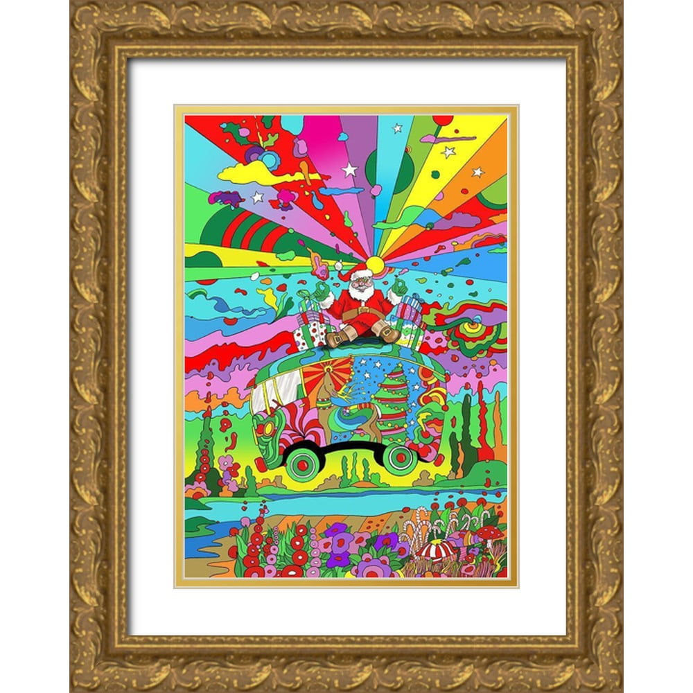 Green, Howie 24x32 Gold Ornate Wood Framed with Double Matting Museum ...