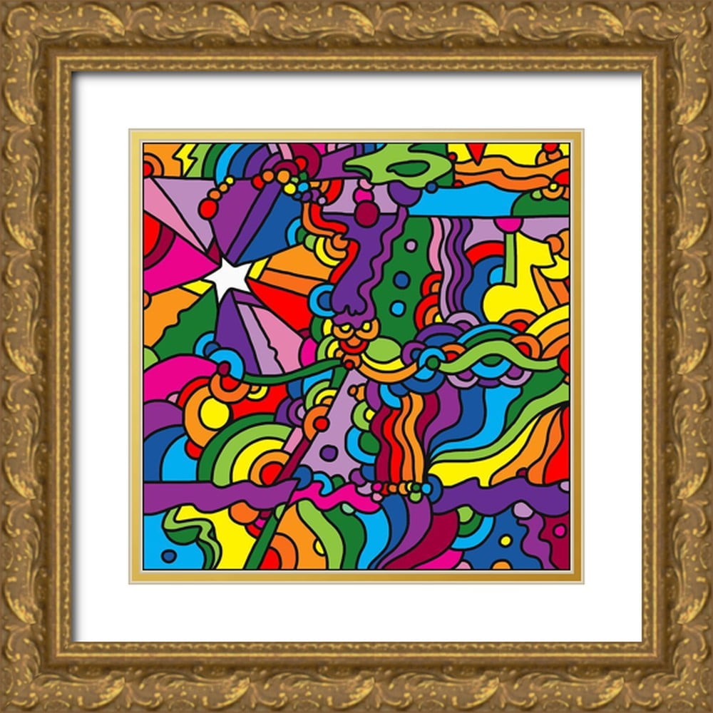 Green, Howie 26x26 Gold Ornate Wood Framed with Double Matting Museum ...