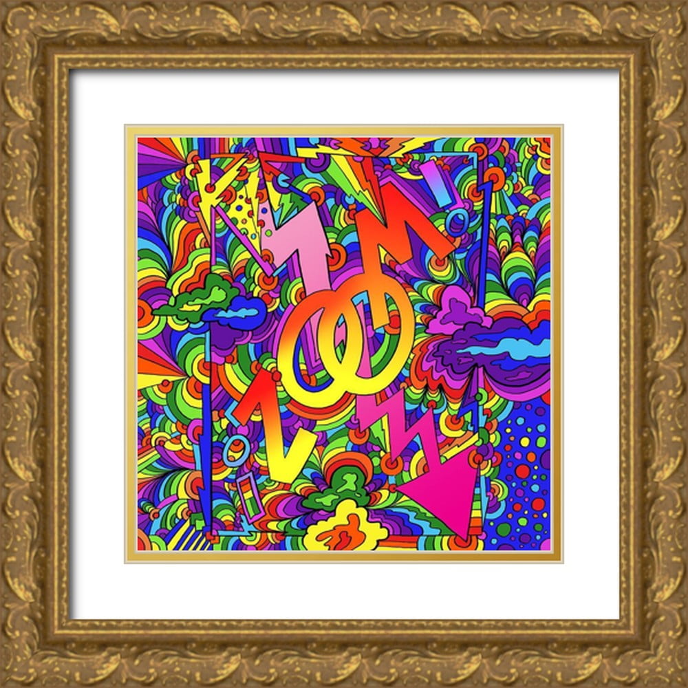 Green, Howie 26x26 Gold Ornate Wood Framed with Double Matting Museum ...