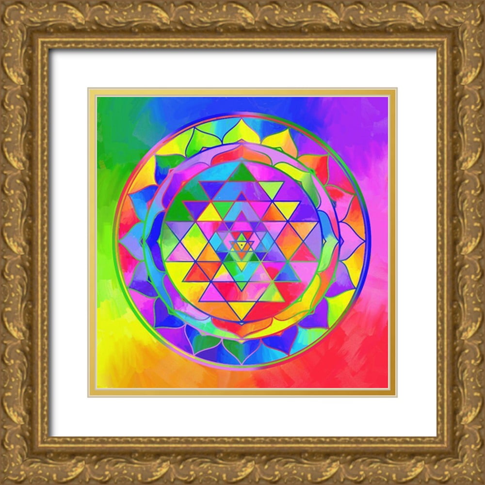 Green, Howie 26x26 Gold Ornate Wood Framed with Double Matting Museum ...