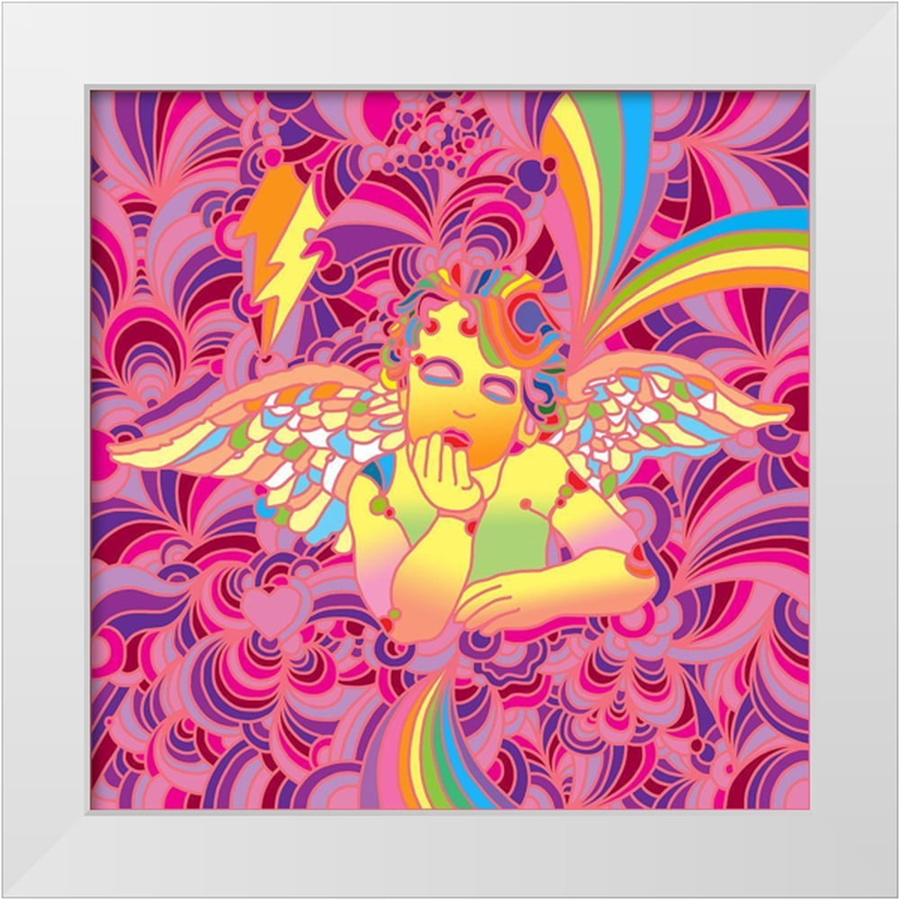 Green, Howie 26x26 White Modern Wood Framed Museum Art Print Titled ...