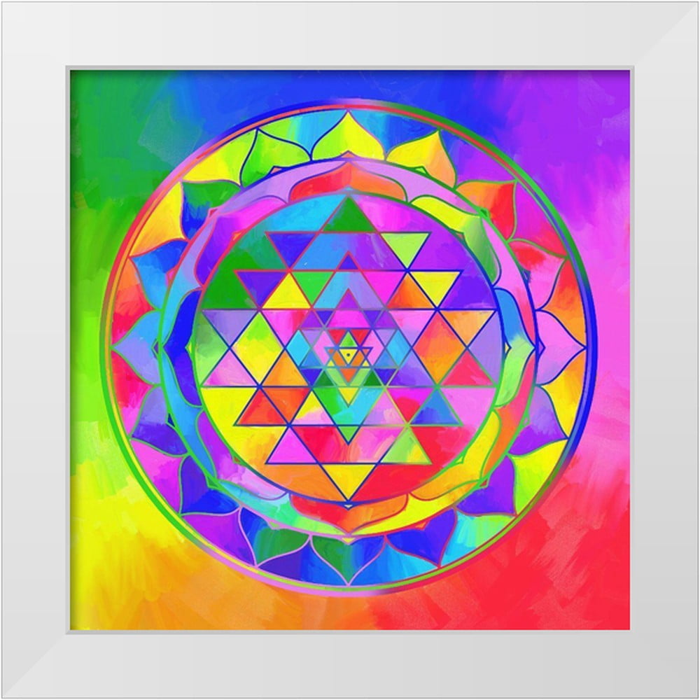 Green, Howie 26x26 White Modern Wood Framed Museum Art Print Titled ...