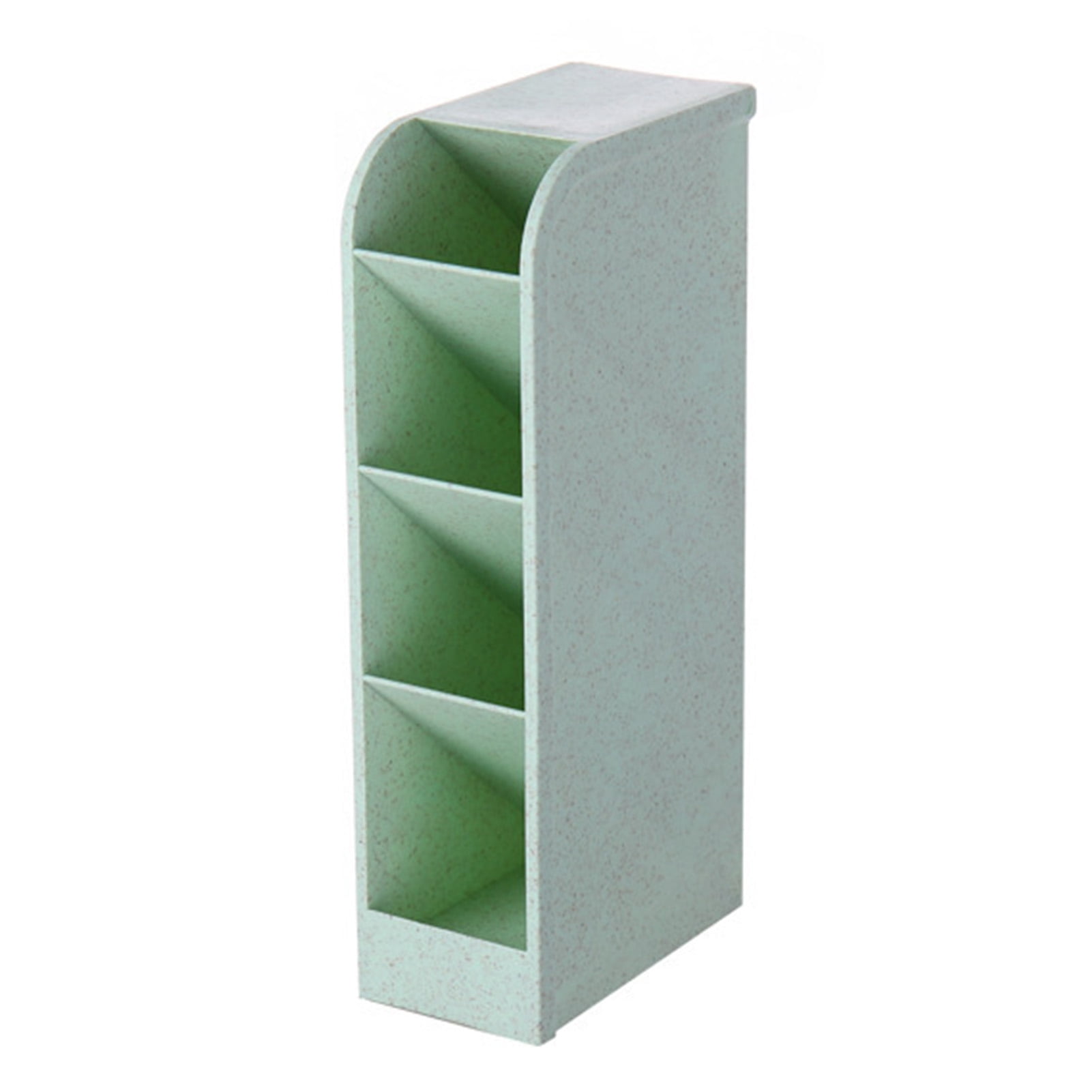 Green Inclined Pen Holder, 4-Grid Multifunctional Desk Organizer ...
