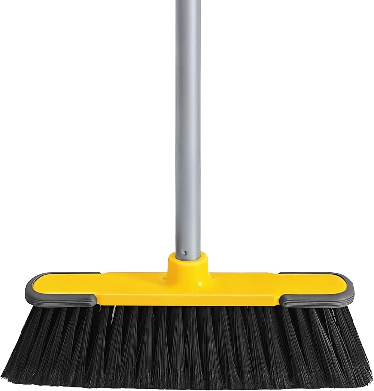 Green Indoor Broom 54" Long Handle House Broom for Floor Cleaning ...