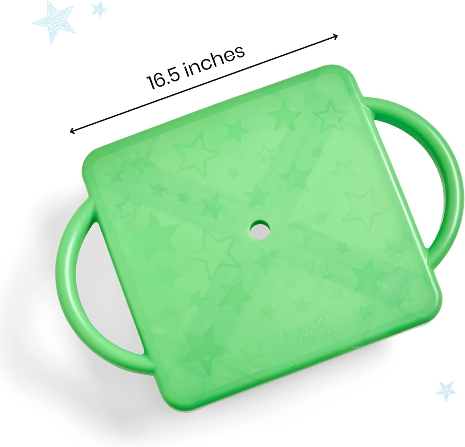 Green Indoor Scooter Board with Handles for Kids, Gym and PE Equipment ...