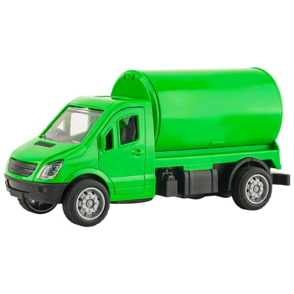 Green Inertia-Powered Mini Vendor Truck Toy With Lift-Up Counter And ...