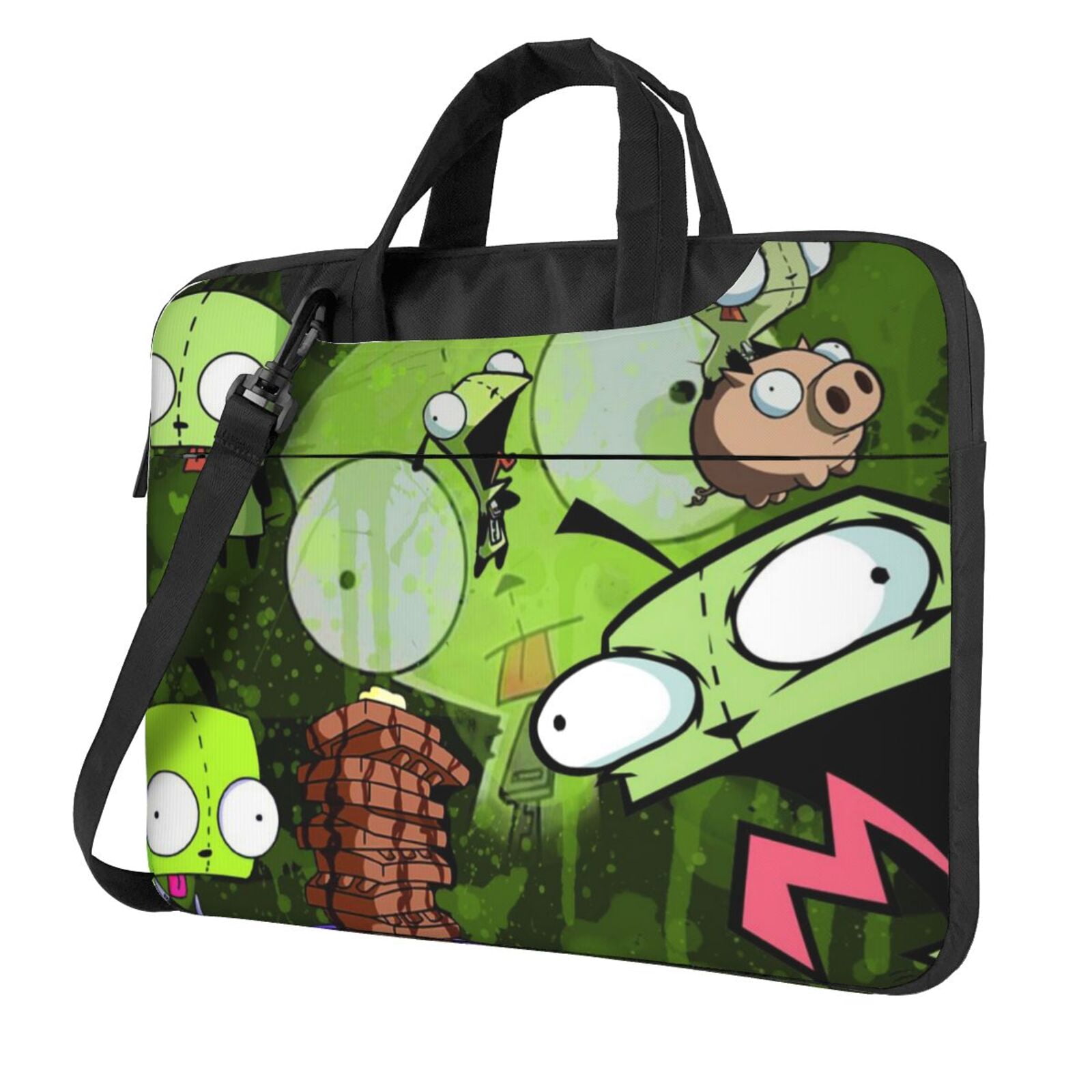 Green Invader Zim Gir Laptop Bag Shoulder Portable Laptop Case Sleeve ...