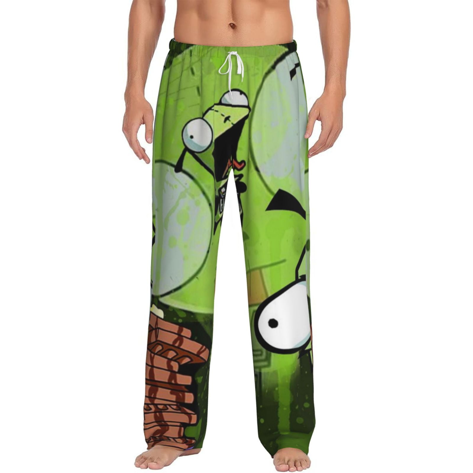 Green Invader Zim Gir Men's Pajama Pants With Pockets Lounge Fashion ...