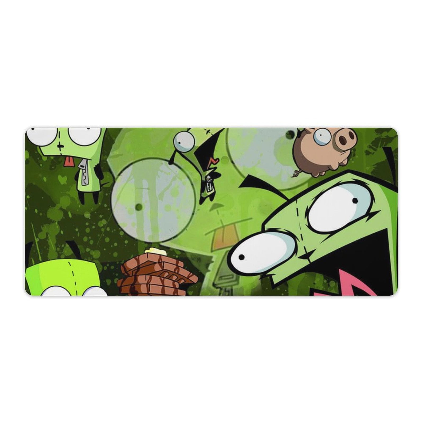 Green Invader Zim Gir Mouse Pad Extended Gaming No-sliped Large Desk ...