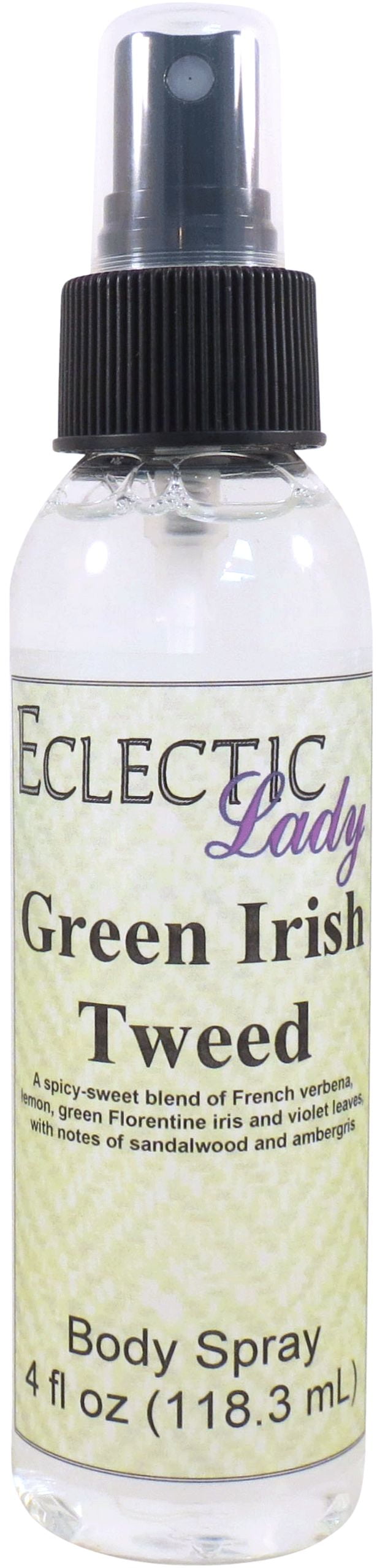 Green Irish Tweed Body Spray, Eclectic Lady, Hydrating Mist, Unisex, 4 ...