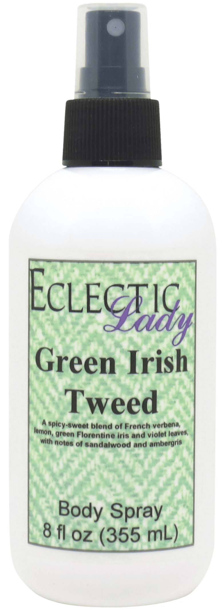 Green Irish Tweed Body Spray, Eclectic Lady, Hydrating Mist, Unisex, 8 ...