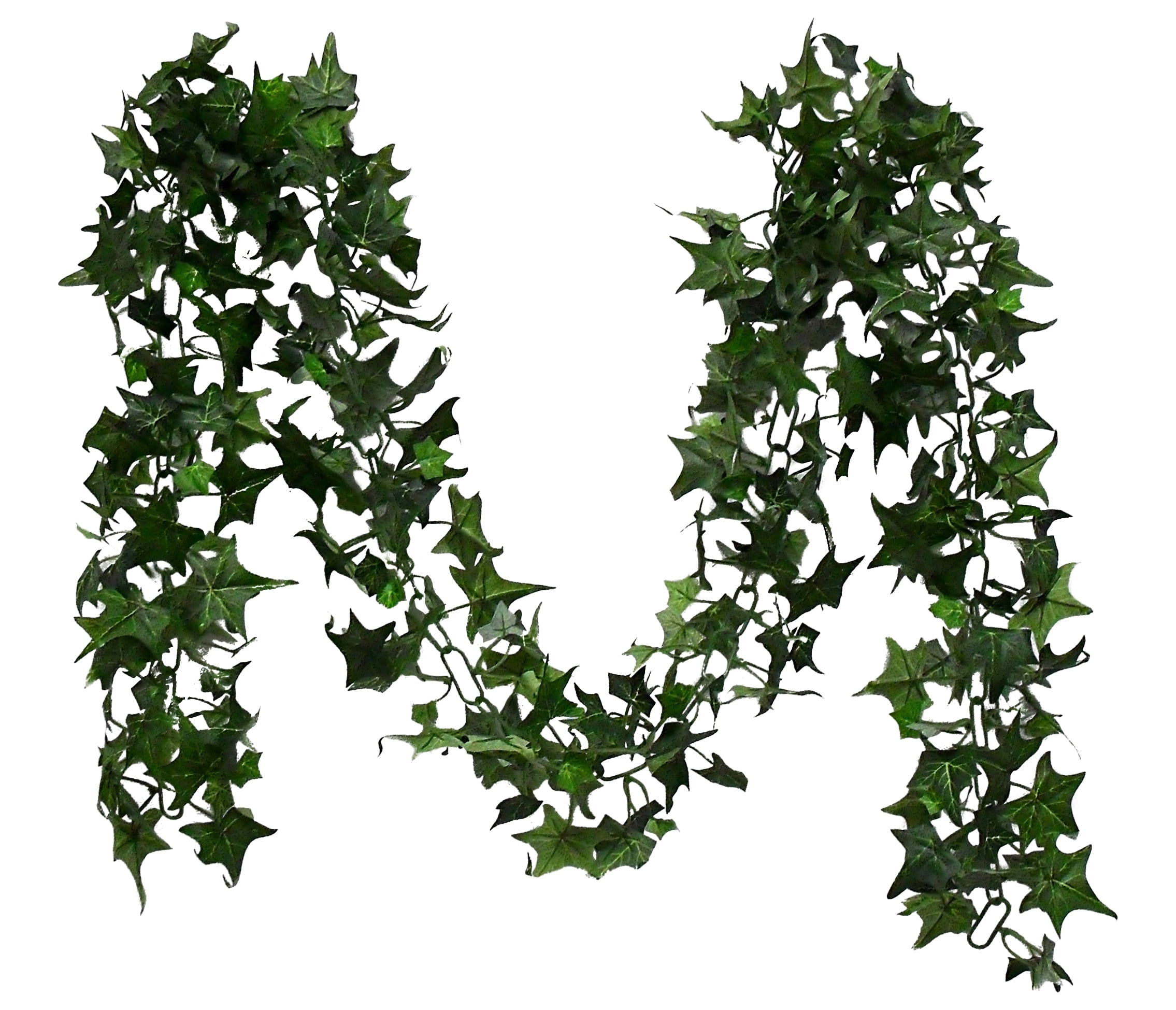 Green Ivy 72in Artificial Polysilk Faux Greenery Fake Chain Garland for ...