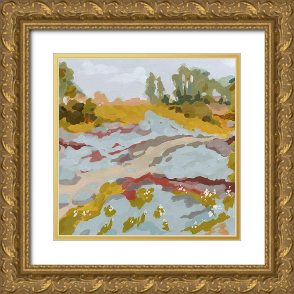 Green, Jacob 12x12 Gold Ornate Wood Framed with Double Matting Museum ...