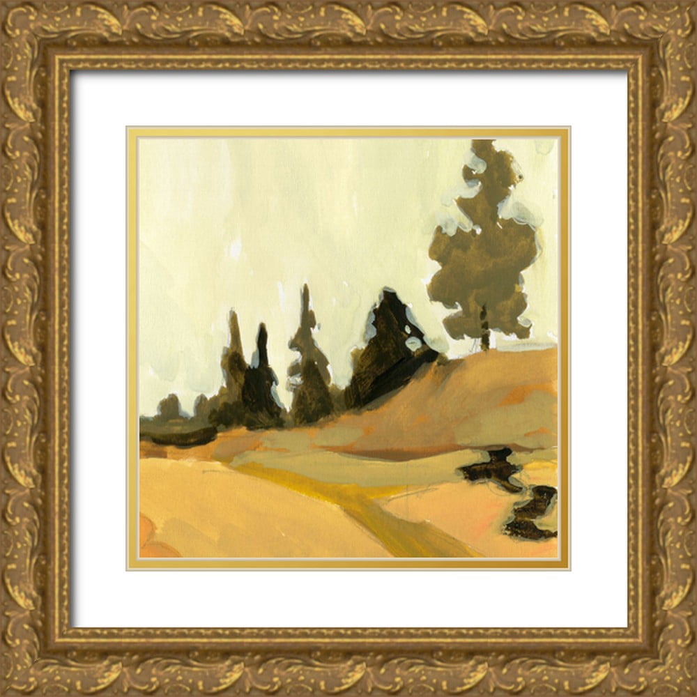 Green, Jacob 12x12 Gold Ornate Wood Framed with Double Matting Museum ...