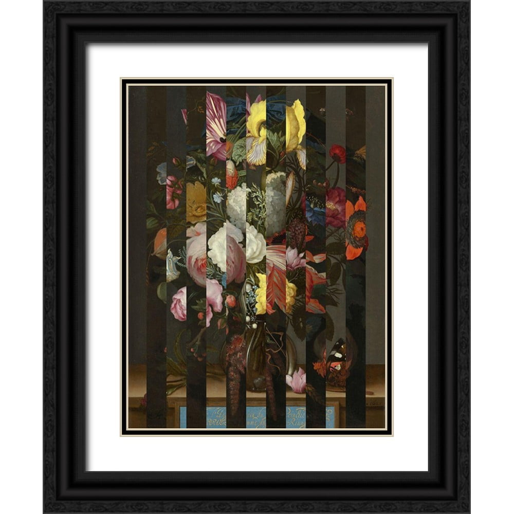 Green, Jacob 12x14 Black Ornate Wood Framed with Double Matting Museum ...
