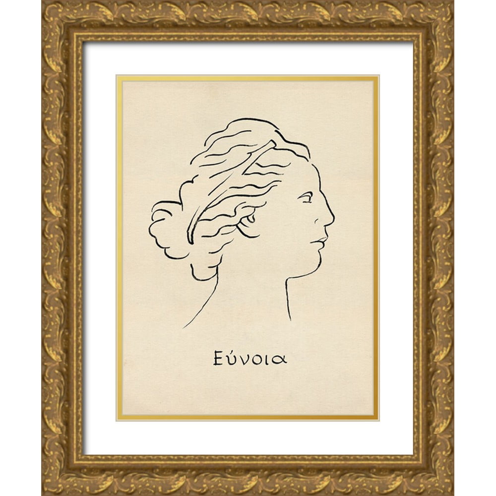 Green, Jacob 12x14 Gold Ornate Wood Framed with Double Matting Museum ...