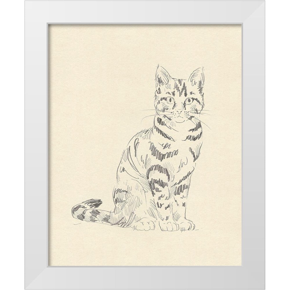 Green, Jacob 12x14 White Modern Wood Framed Museum Art Print Titled ...