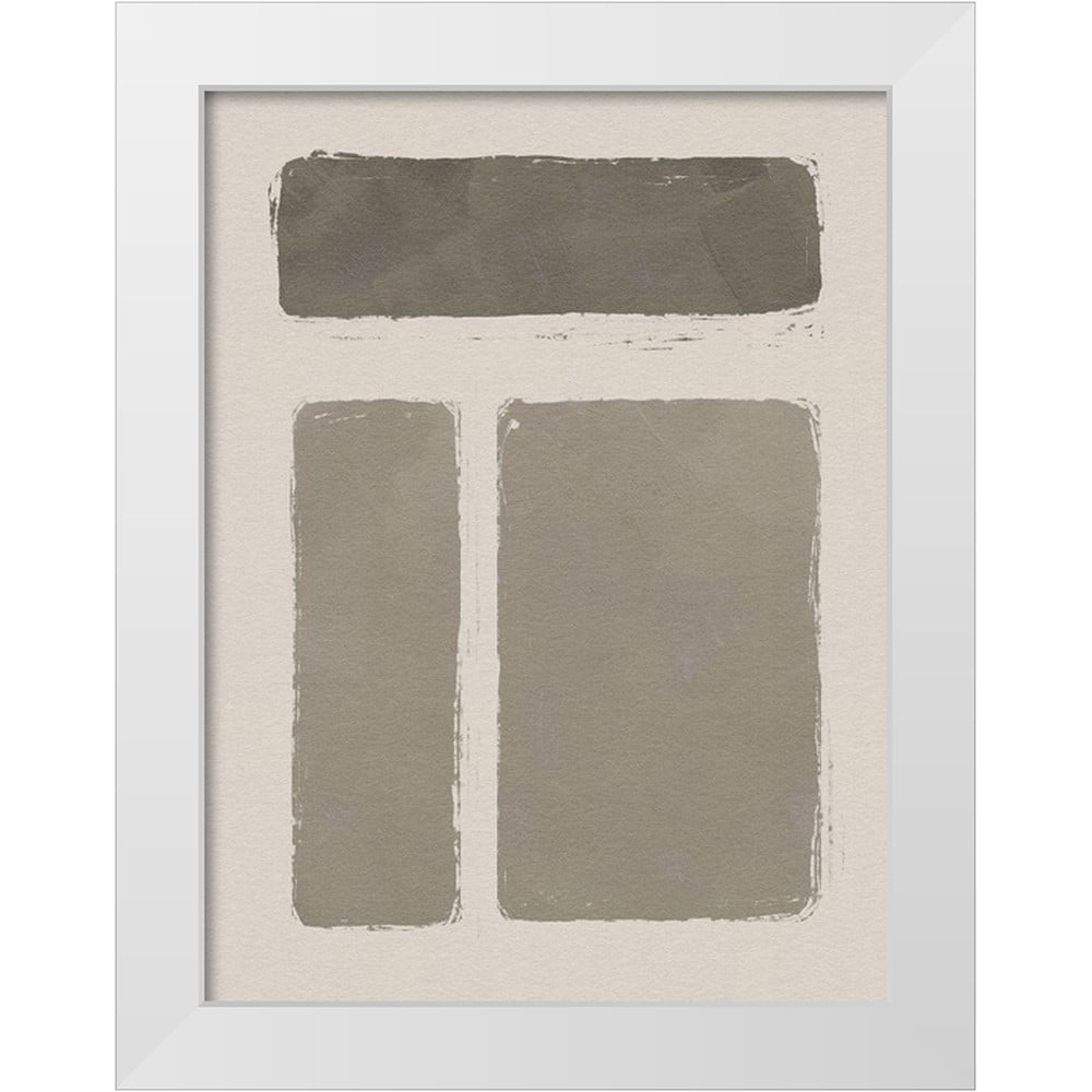 Green, Jacob 12x14 White Modern Wood Framed Museum Art Print Titled ...