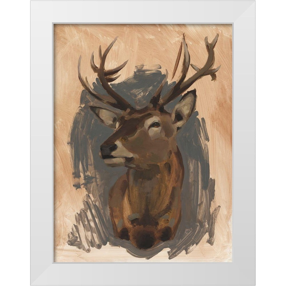 Green, Jacob 12x14 White Modern Wood Framed Museum Art Print Titled ...