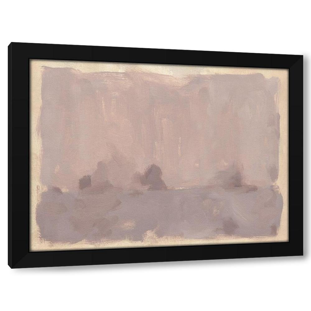 Jacob Green 14x12 Black Modern Wood Framed Wall Art Titled - Foggy ...