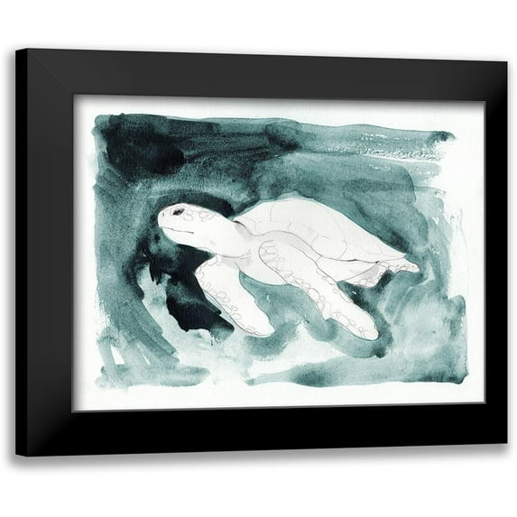 Green, Jacob 14x12 Black Modern Framed Museum Art Print Titled - Sea ...