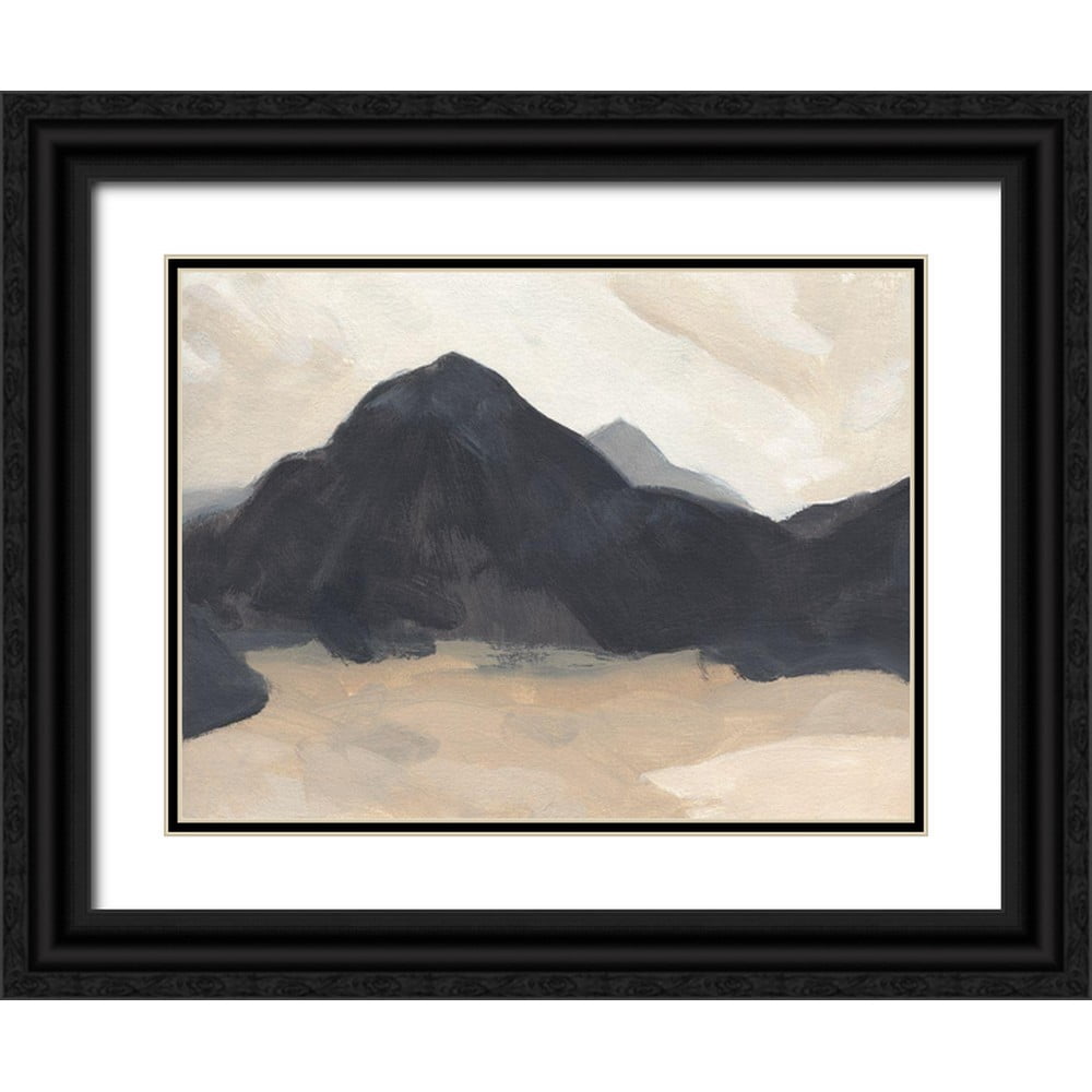 Green, Jacob 14x12 Black Ornate Wood Framed with Double Matting Museum ...