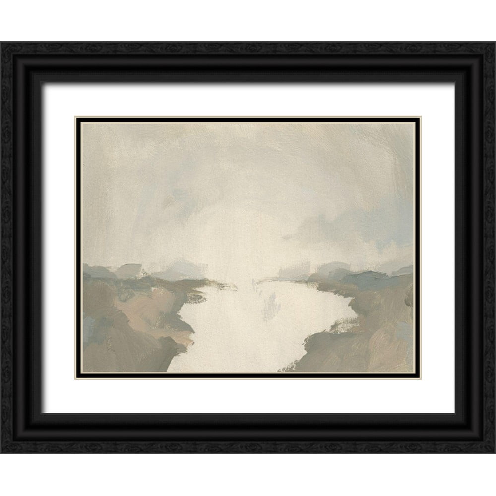 Green, Jacob 14x12 Black Ornate Wood Framed with Double Matting Museum ...