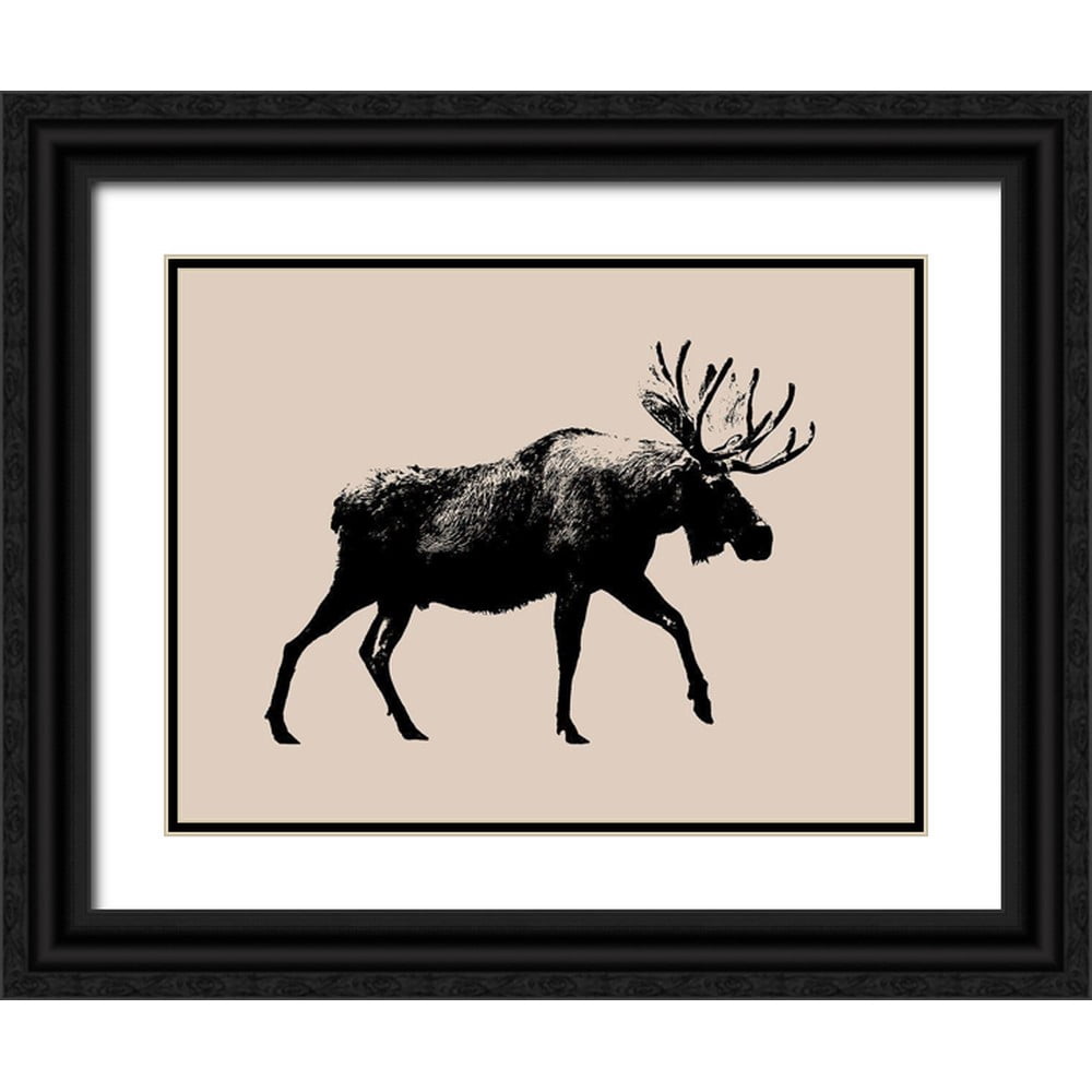 Green, Jacob 14x12 Black Ornate Wood Framed with Double Matting Museum ...