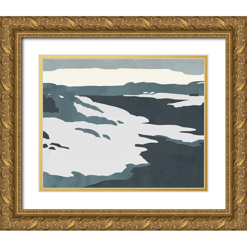Green, Jacob 14x12 Gold Ornate Wood Framed with Double Matting Museum ...