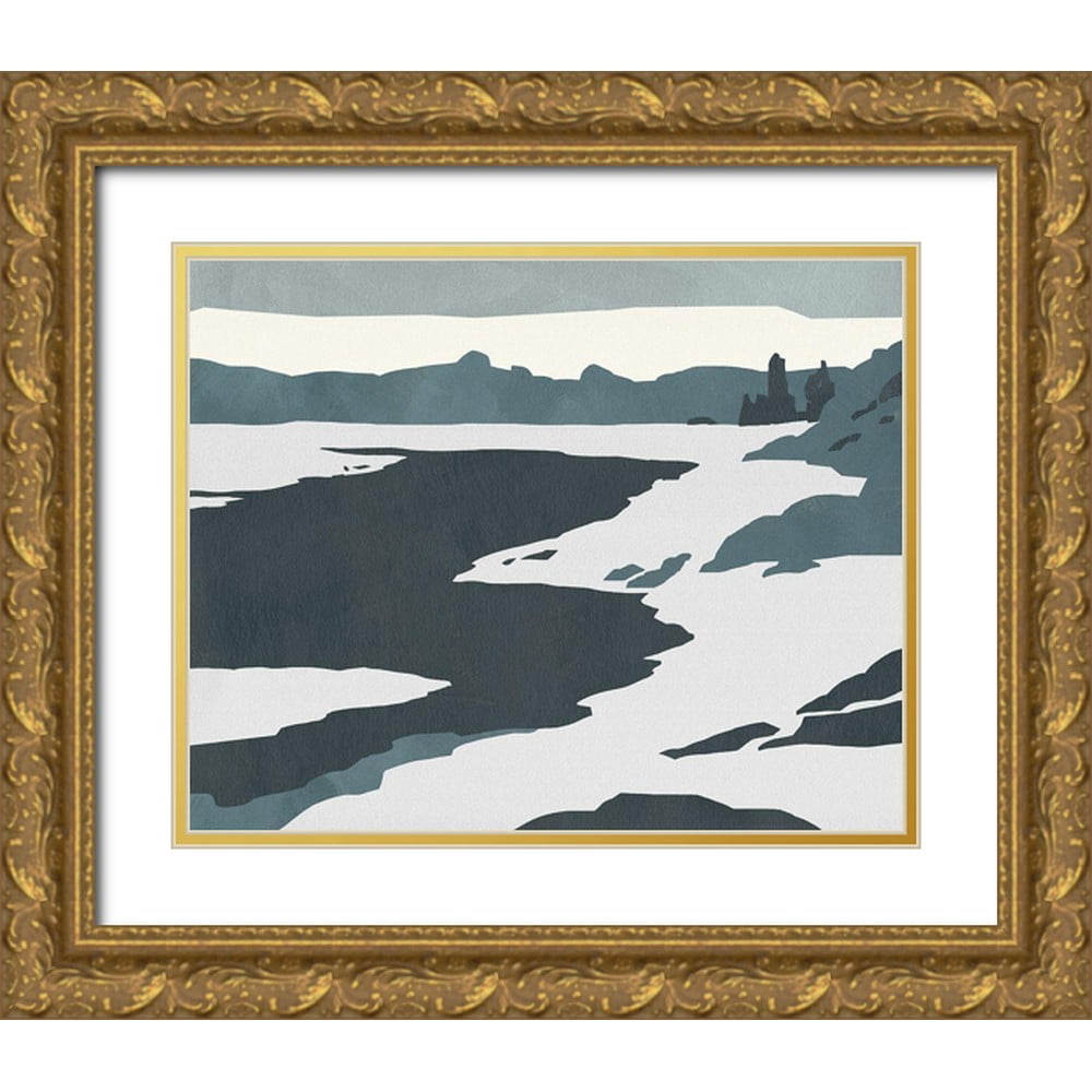Green, Jacob 14x12 Gold Ornate Wood Framed with Double Matting Museum ...