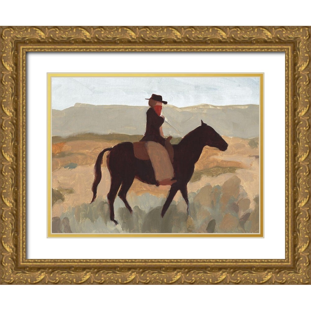 Green, Jacob 14x12 Gold Ornate Wood Framed with Double Matting Museum ...