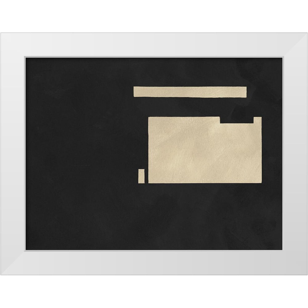 Green, Jacob 14x12 White Modern Wood Framed Museum Art Print Titled ...