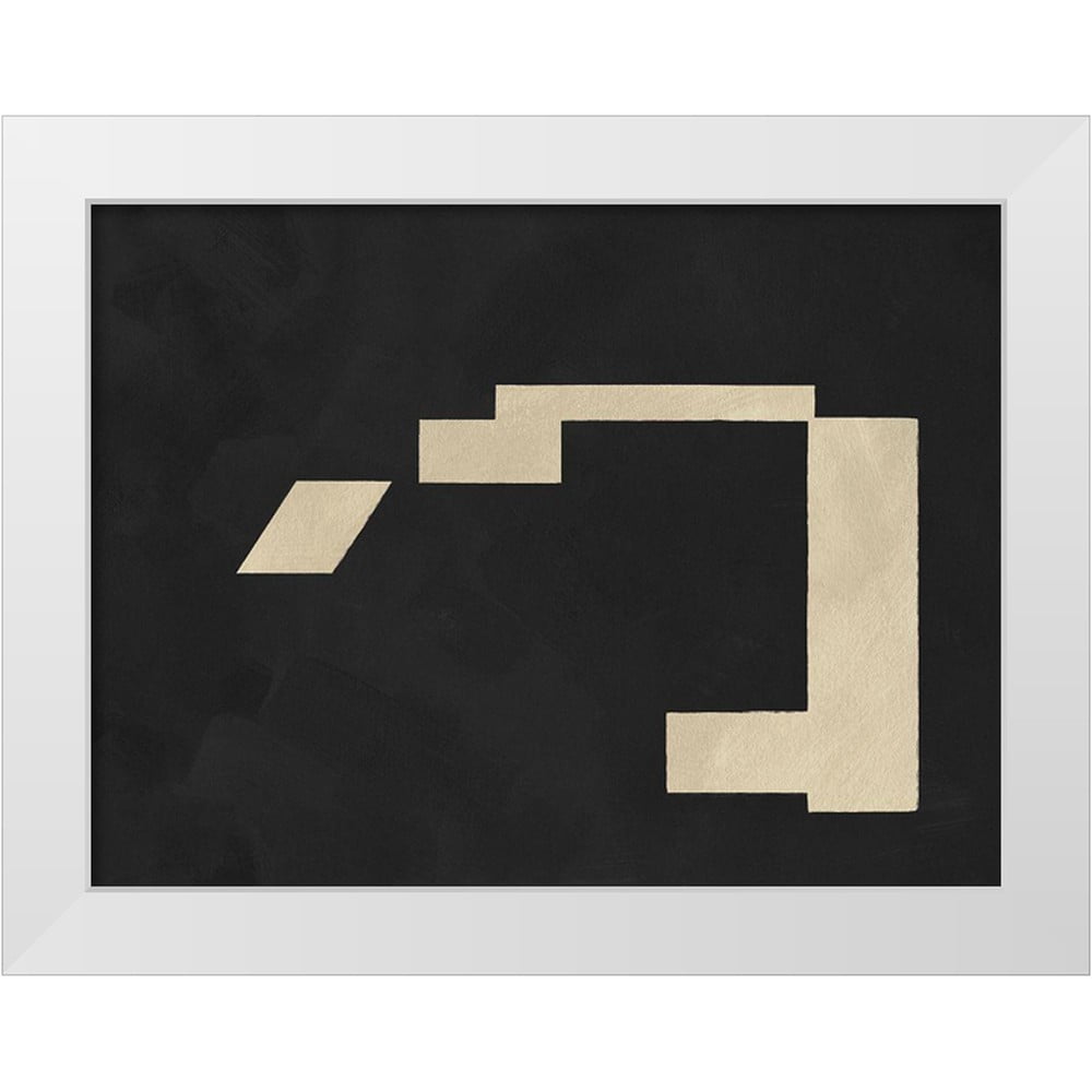 Green, Jacob 14x12 White Modern Wood Framed Museum Art Print Titled ...