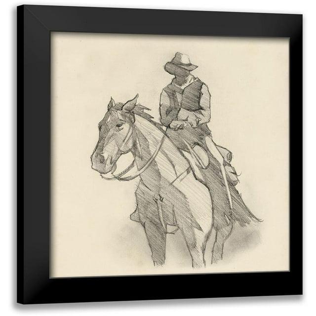 Green, Jacob 15x15 Black Modern Framed Museum Art Print Titled ...