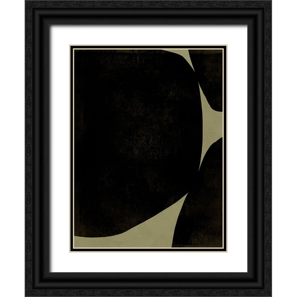 Green, Jacob 15x18 Black Ornate Wood Framed with Double Matting Museum ...