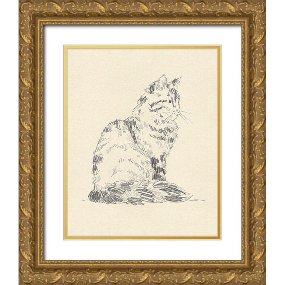 Green, Jacob 15x18 Gold Ornate Wood Framed with Double Matting Museum ...