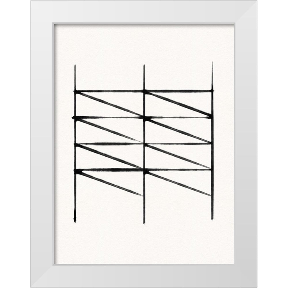 Green, Jacob 15x18 White Modern Wood Framed Museum Art Print Titled ...