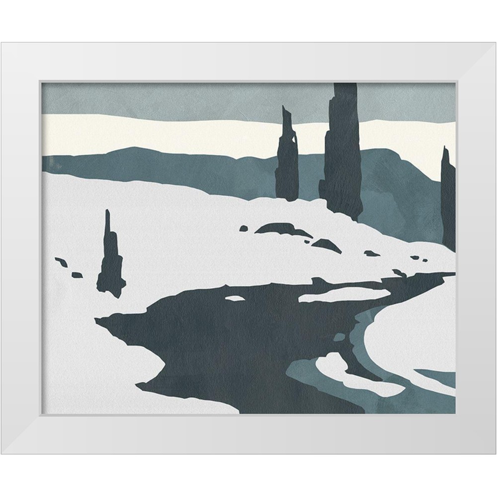 Green, Jacob 18x15 White Modern Wood Framed Museum Art Print Titled ...