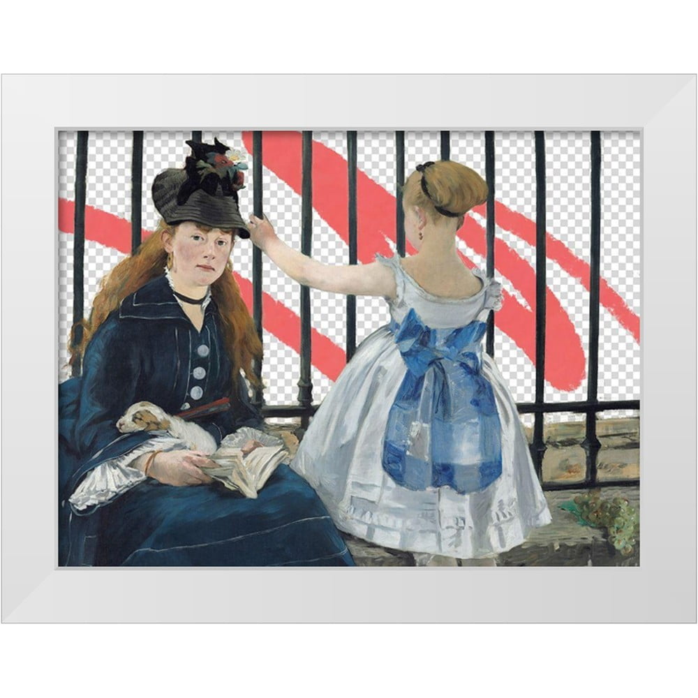 Green, Jacob 18x15 White Modern Wood Framed Museum Art Print Titled ...