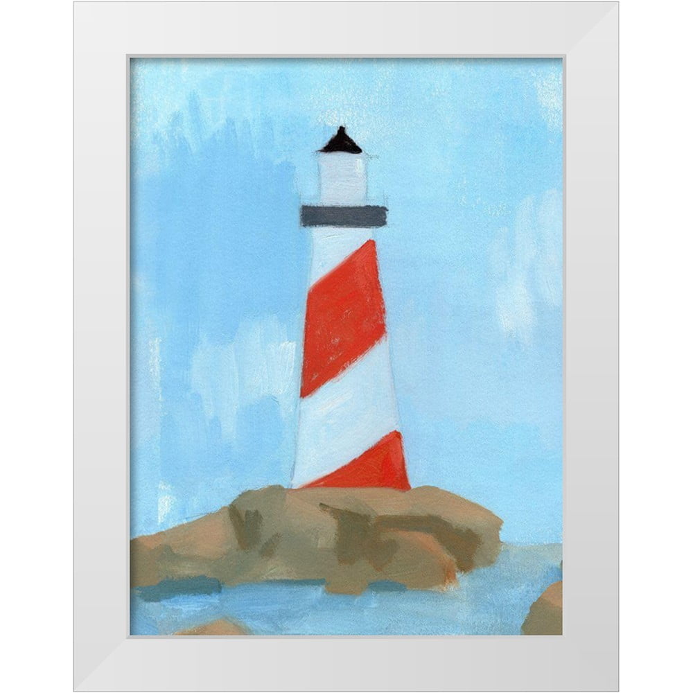 Green, Jacob 19x24 White Modern Wood Framed Museum Art Print Titled ...