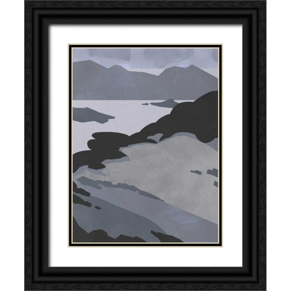 Green, Jacob 25x32 Black Ornate Wood Framed with Double Matting Museum ...