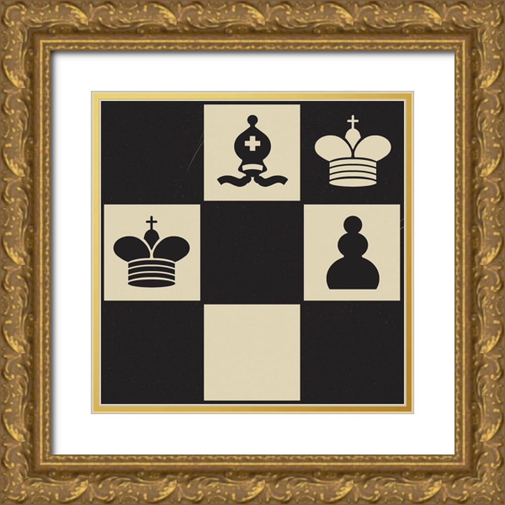 Green, Jacob 26x26 Gold Ornate Wood Framed with Double Matting Museum ...