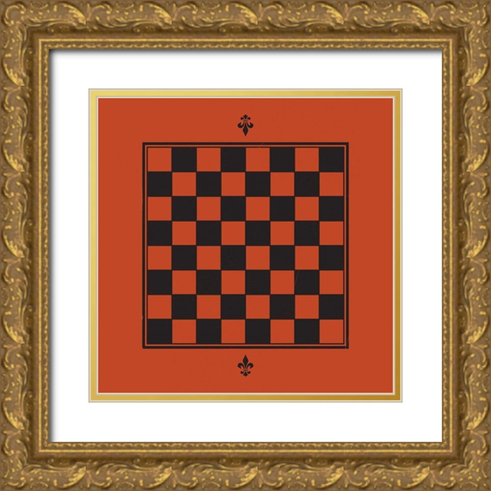 Green, Jacob 26x26 Gold Ornate Wood Framed with Double Matting Museum ...