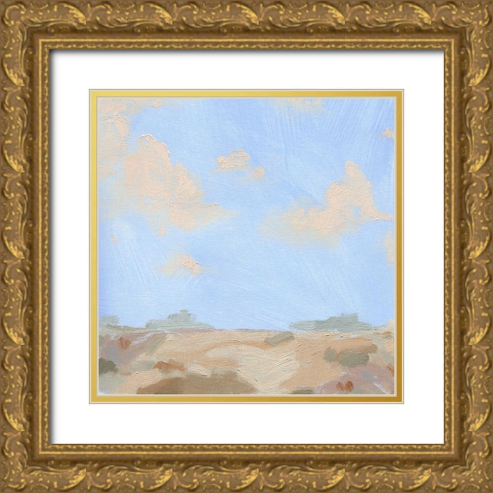 Green, Jacob 26x26 Gold Ornate Wood Framed with Double Matting Museum ...