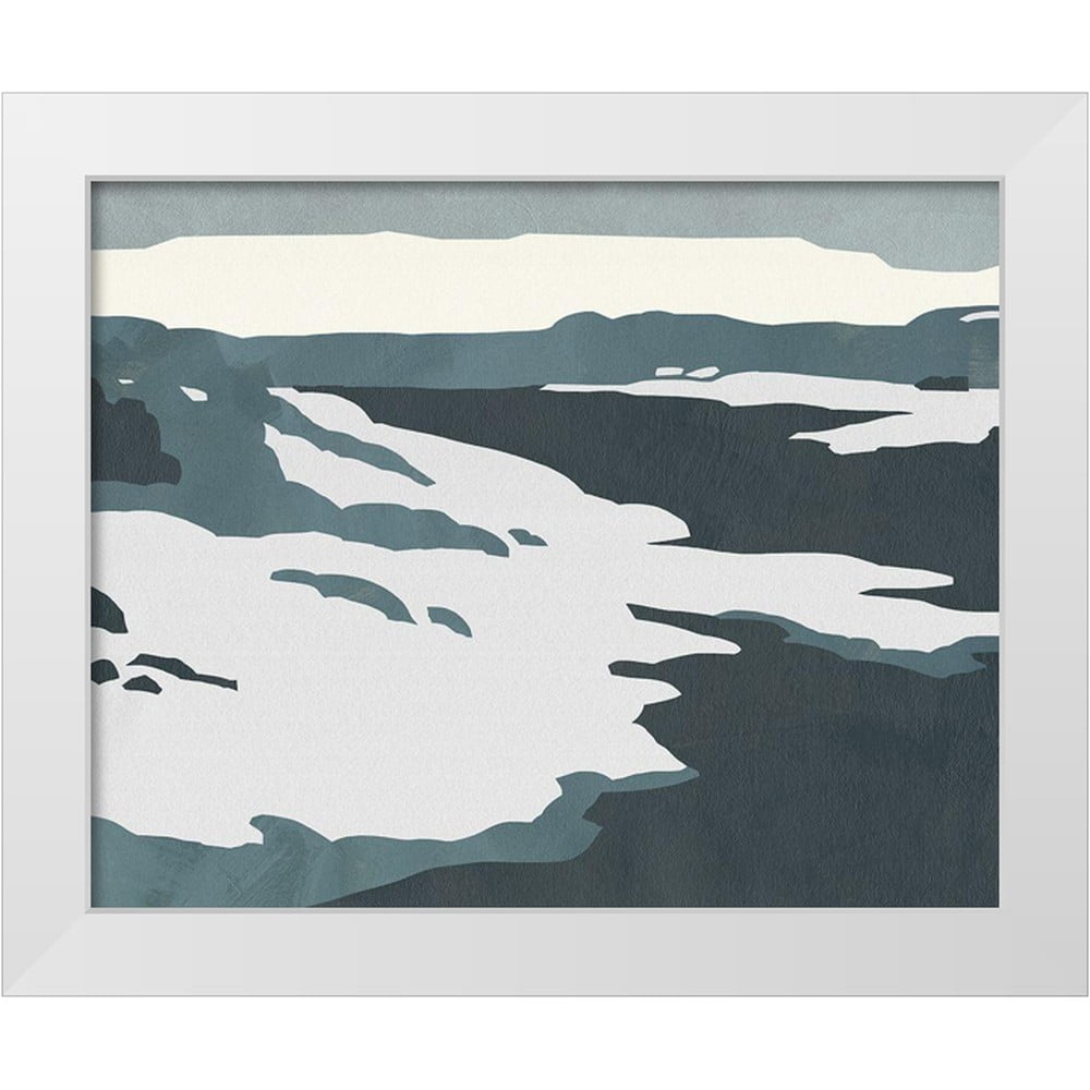 Green, Jacob 32x26 White Modern Wood Framed Museum Art Print Titled ...